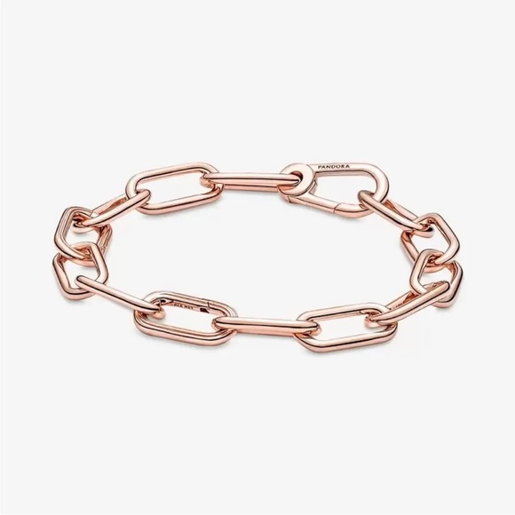 Pandora | Jewelry | Pandora Me Rose Gold Link Chain Bracelet | Poshmark